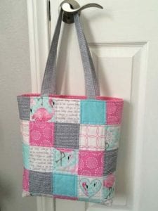 Como fazer bolsa de cupcake em patchwork