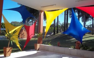 Como fazer decoração com malhas tensionadas passo a passo