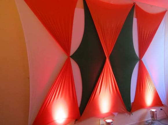 Como fazer decoração com malhas tensionadas passo a passo