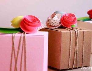 Caixinhas delicadas com moldes para lembrancinhas - Como fazer em casa