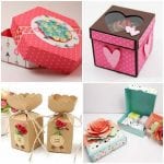 Caixinhas delicadas com moldes para lembrancinhas - Como fazer em casa