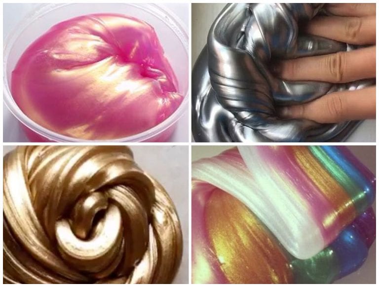 Como fazer slime metálico - Como fazer em casa Slimes