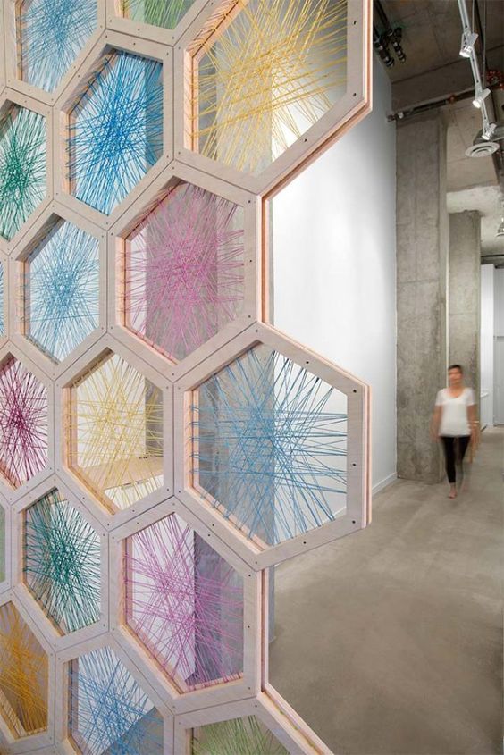 Decoração com fios coloridos - Como fazer em casa