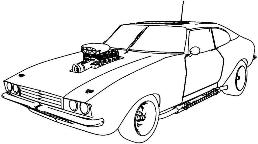 50+ Desenhos de Carros para colorir e imprimir - Como fazer em casa