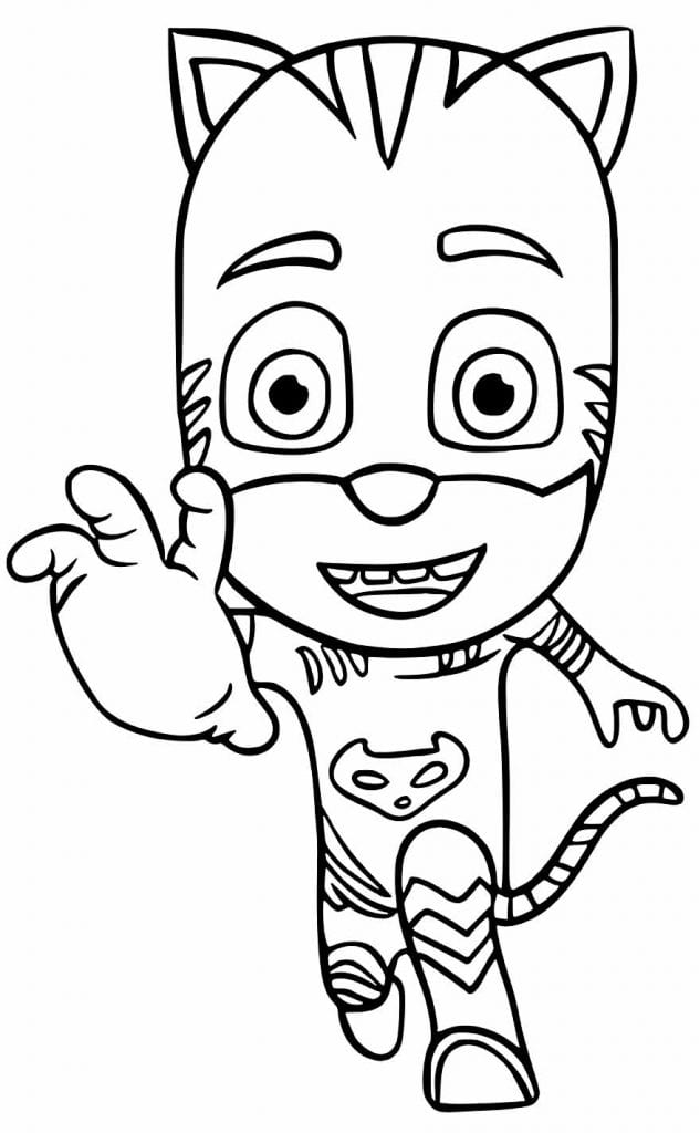 30+ Desenhos de PJ Masks para imprimir e colorir - Como fazer em casa