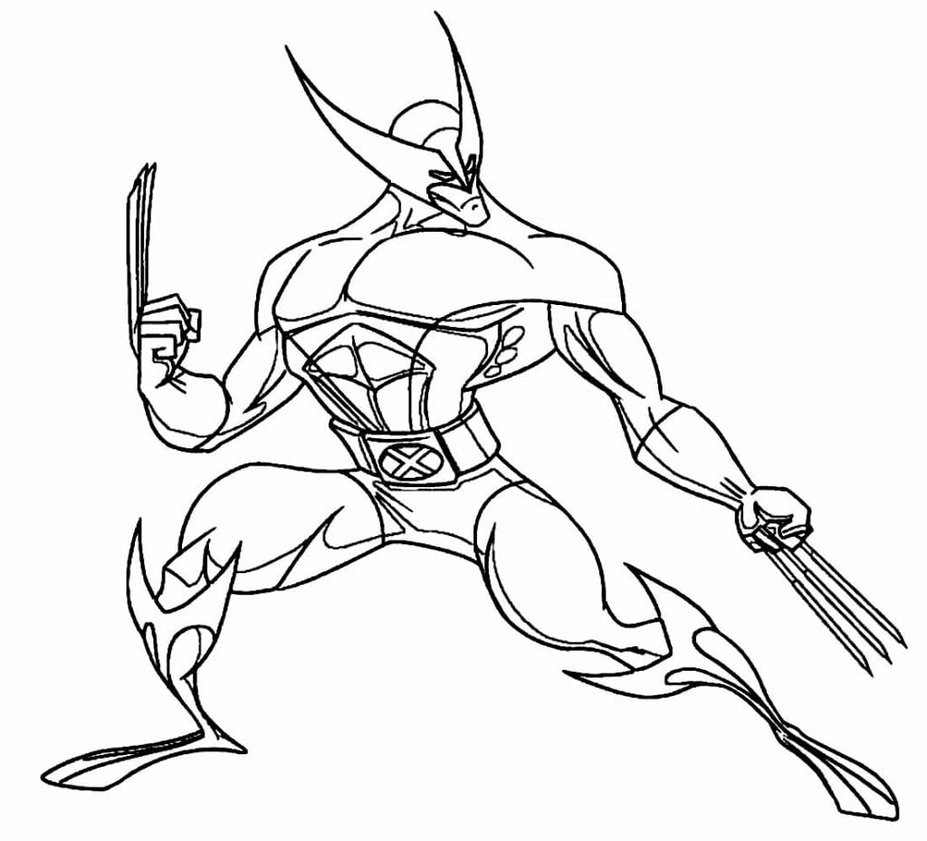Imagens de Wolverine para colorir - Como fazer em casa