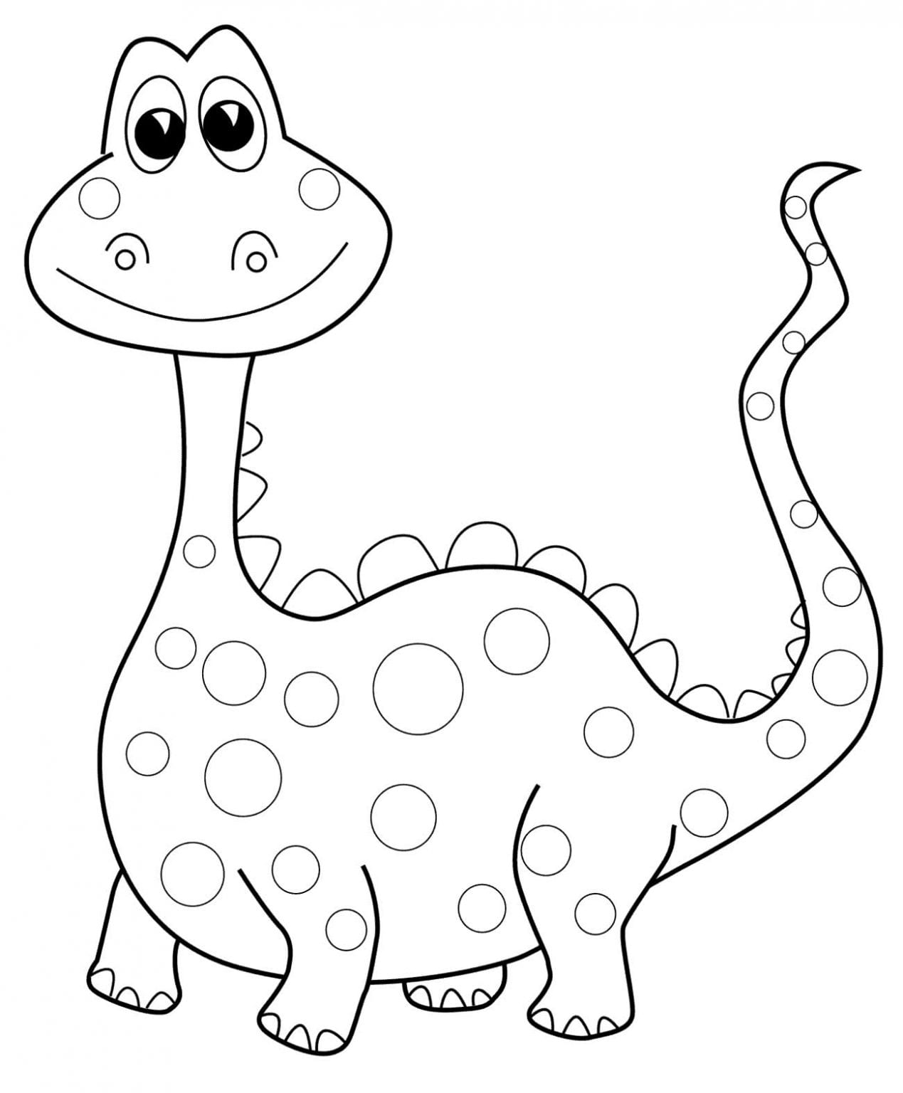 50+ Desenhos de Dinossauro para colorir - Como fazer em casa