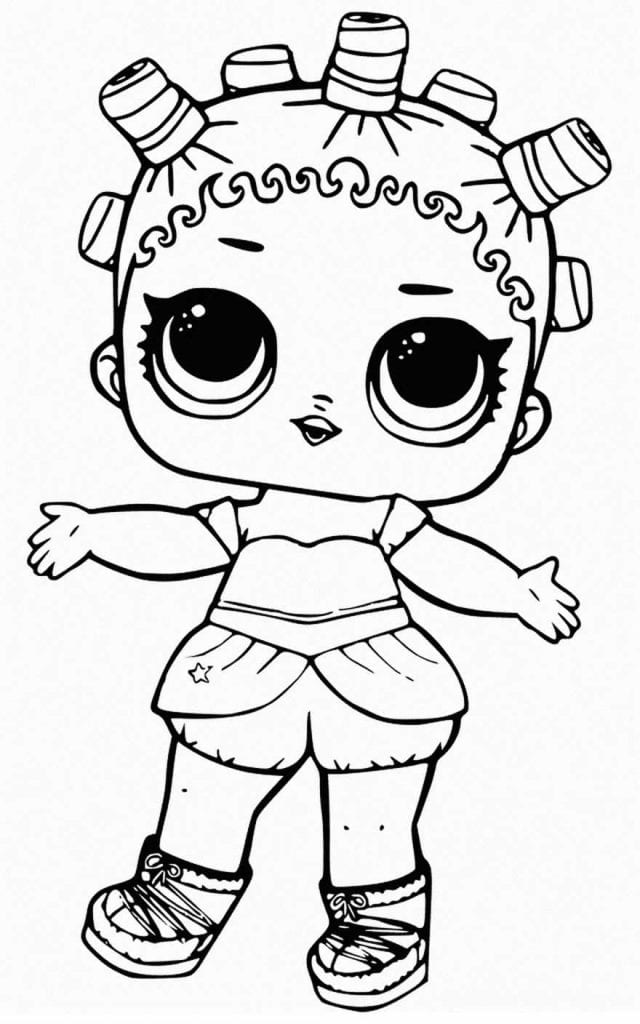50+ Desenhos da Boneca LOL para colorir - Como fazer em casa
