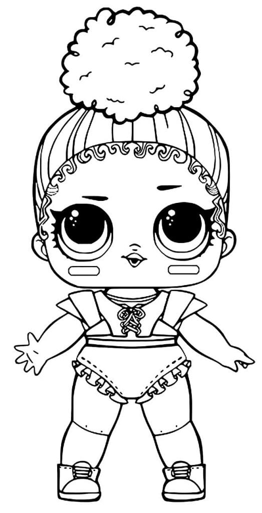 50+ Desenhos da Boneca LOL para colorir - Como fazer em casa