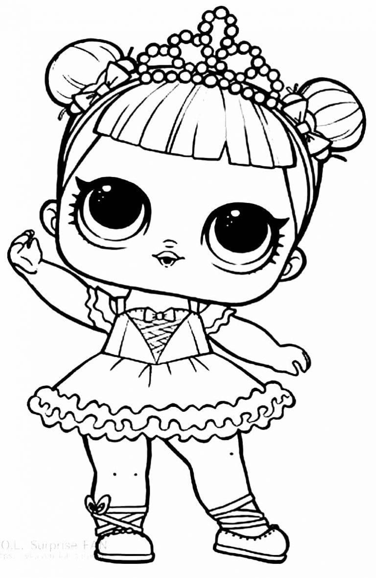 50+ Desenhos da Boneca LOL para colorir - Como fazer em casa