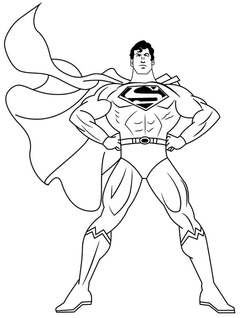 Desenhos de Super-Homem para colorir - Como fazer em casa