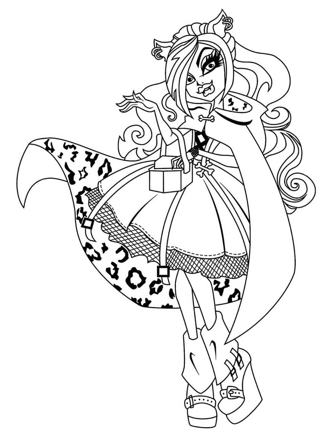 50+ Desenhos de Monster High para colorir - Como fazer em casa