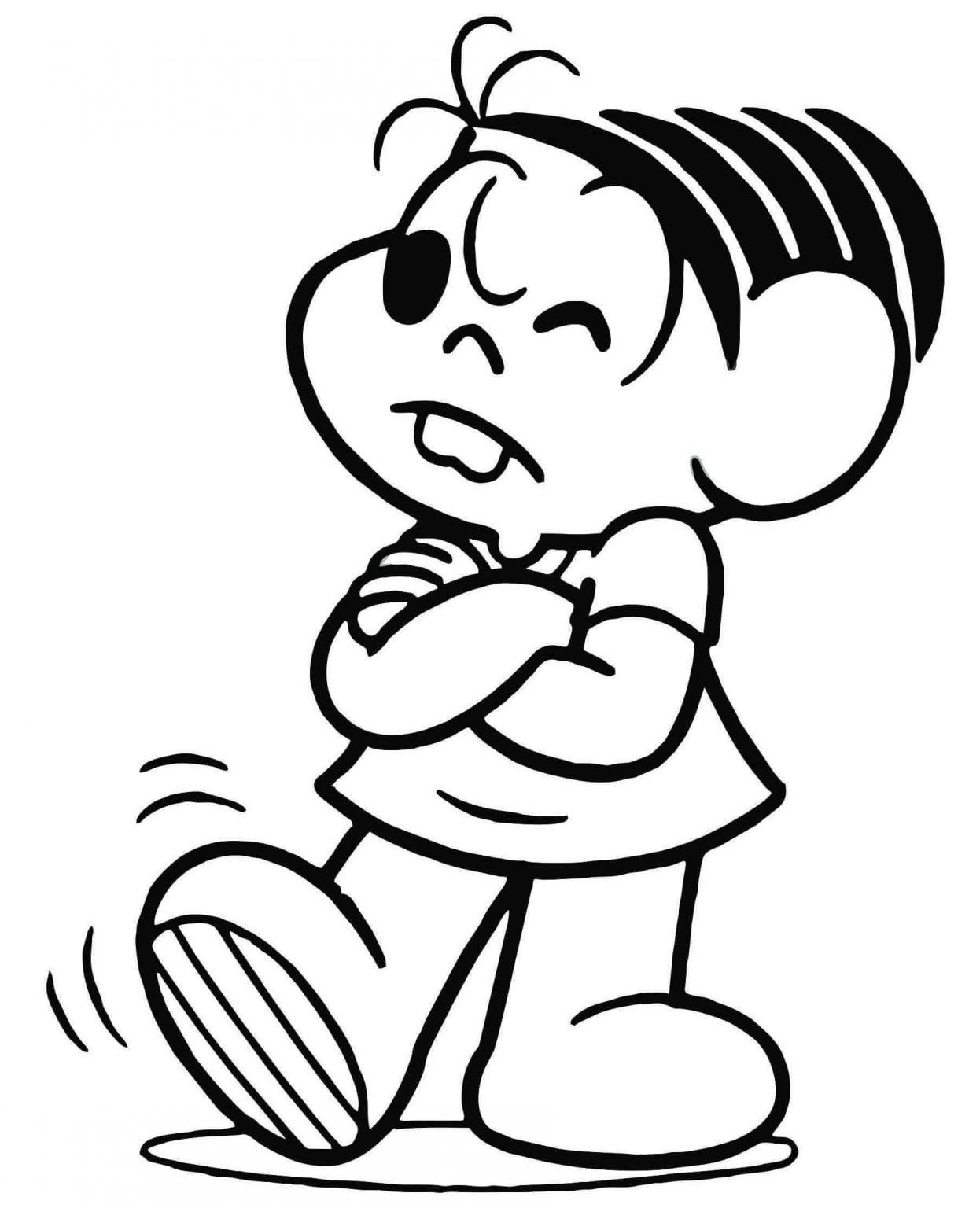 Desenhos da Turma da Mônica para colorir - Como fazer em casa