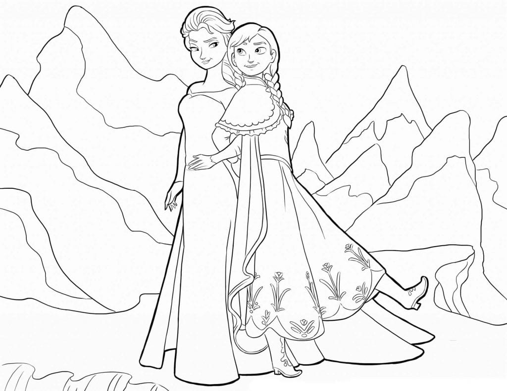 50+ Desenhos da Frozen para colorir - Como fazer em casa