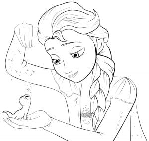 A Arte de Educar: Desenhos Frozen para colorir