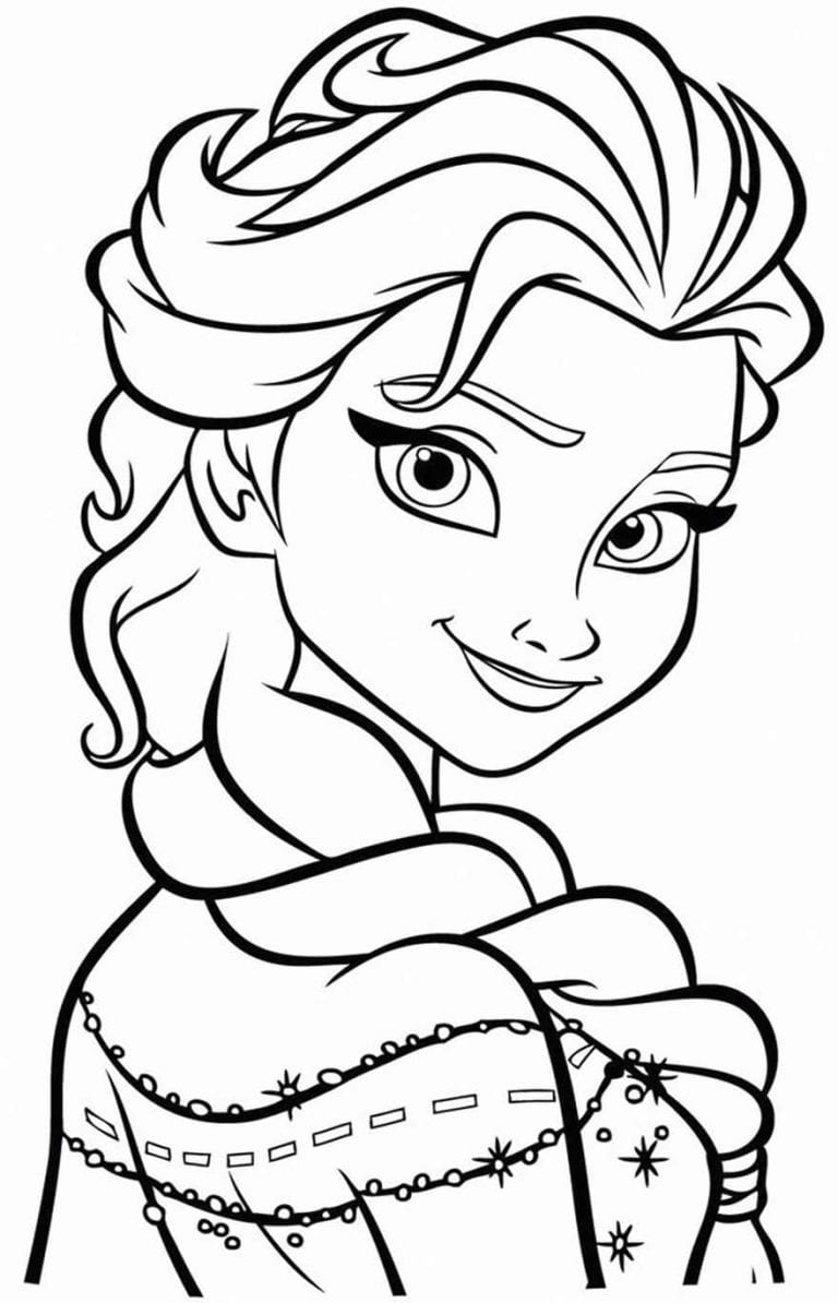 50+ Desenhos da Frozen para colorir - Como fazer em casa