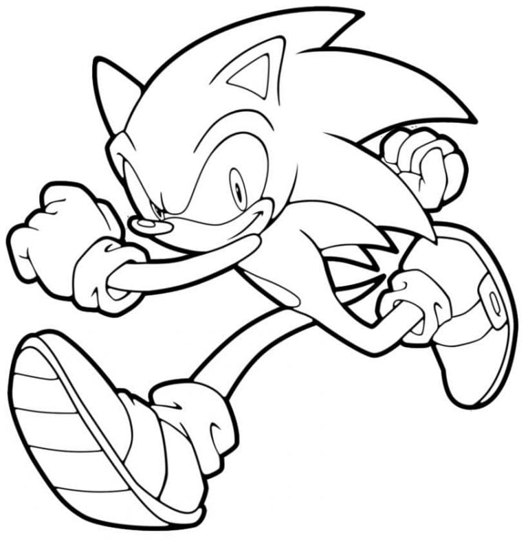 50+ Desenhos de Sonic para colorir - Como fazer em casa