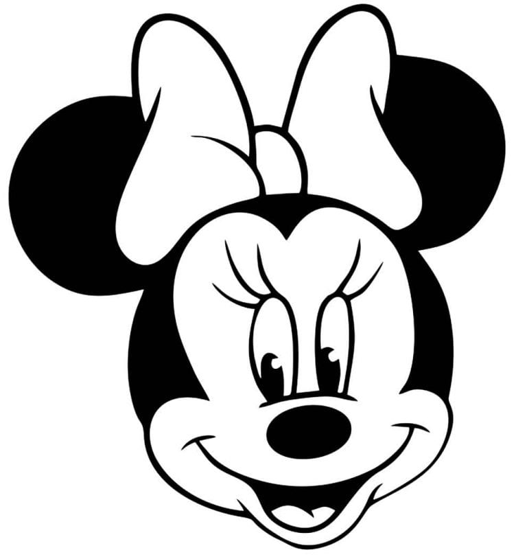 30+ Desenhos da Minnie para colorir - Como fazer em casa