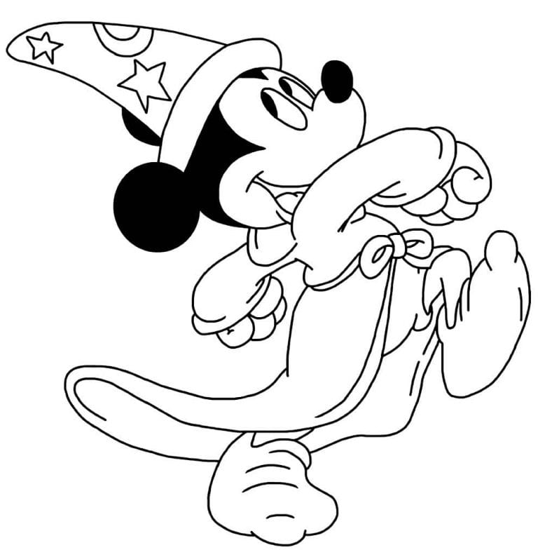 50+ Desenhos do Mickey para colorir e imprimir - Como fazer em casa