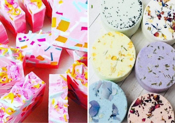 Sabonetes coloridos para o Dia das Mães - Como fazer em casa