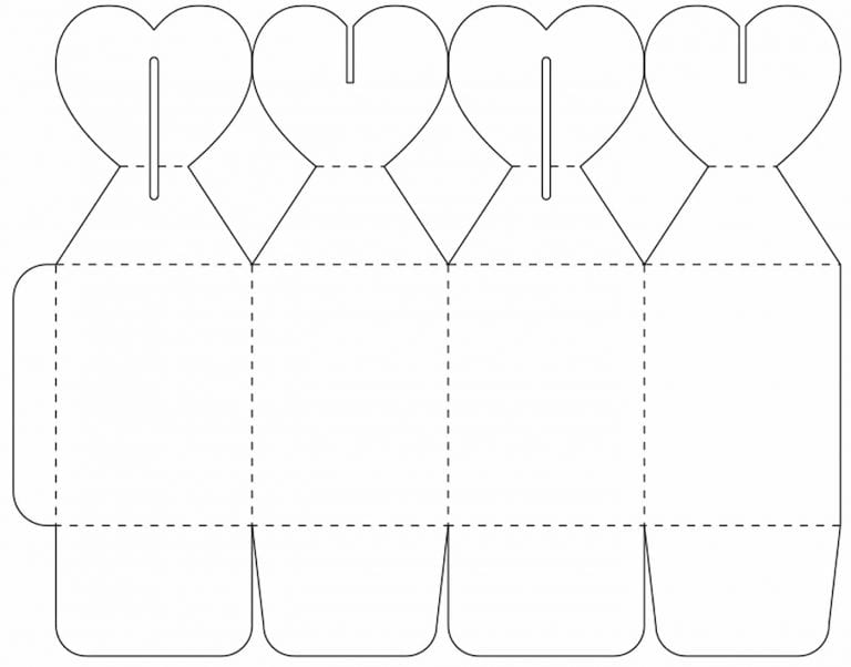 Caixinhas delicadas com moldes para lembrancinhas - Como fazer em casa