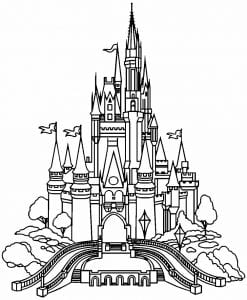 30+ Desenhos para colorir de Castelo - Como fazer em casa
