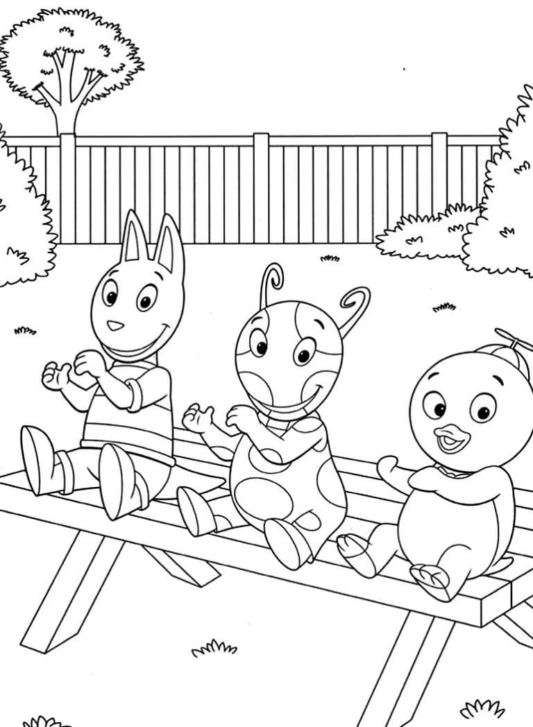 30+ Desenhos dos Backyardigans para imprimir e colorir - Como fazer em casa