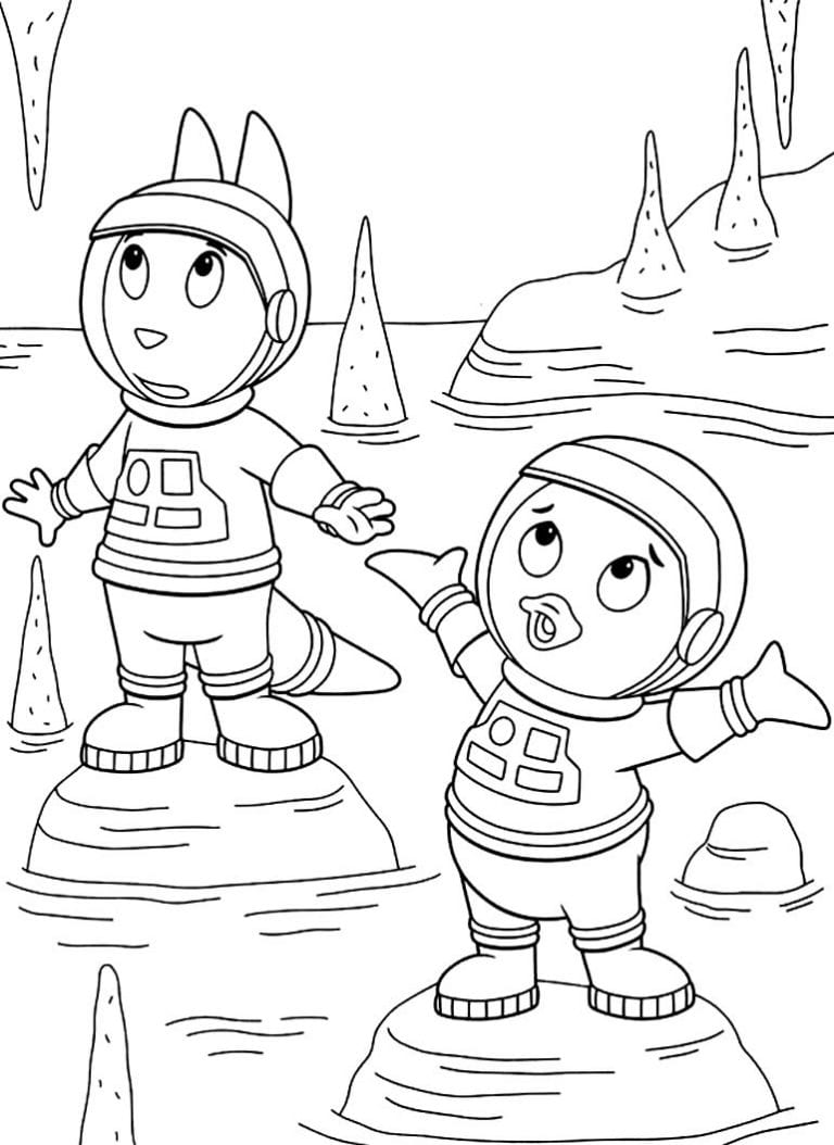 30+ Desenhos dos Backyardigans para imprimir e colorir - Como fazer em casa