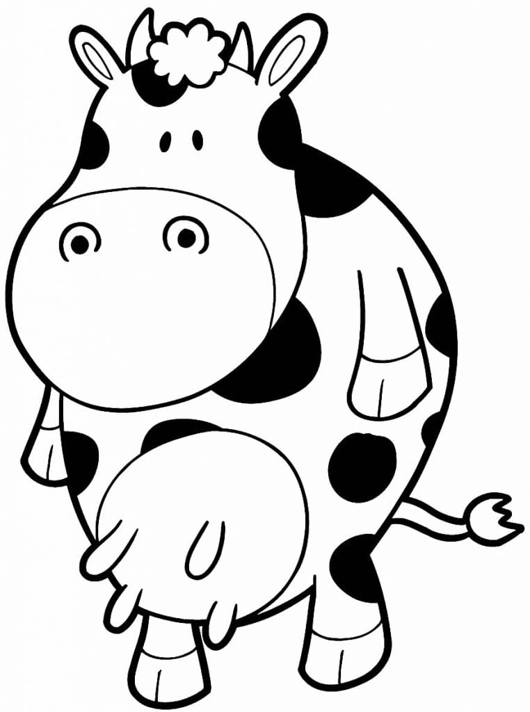 50+ Desenhos para colorir de Vaquinha - Como fazer em casa