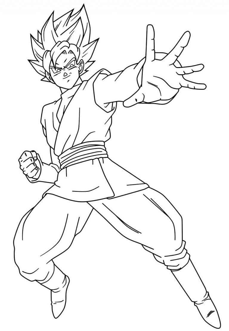 50+ Desenhos para colorir de Goku - Como fazer em casa