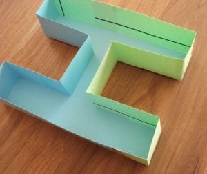 Como fazer letras 3D - Como fazer em casa Com moldes