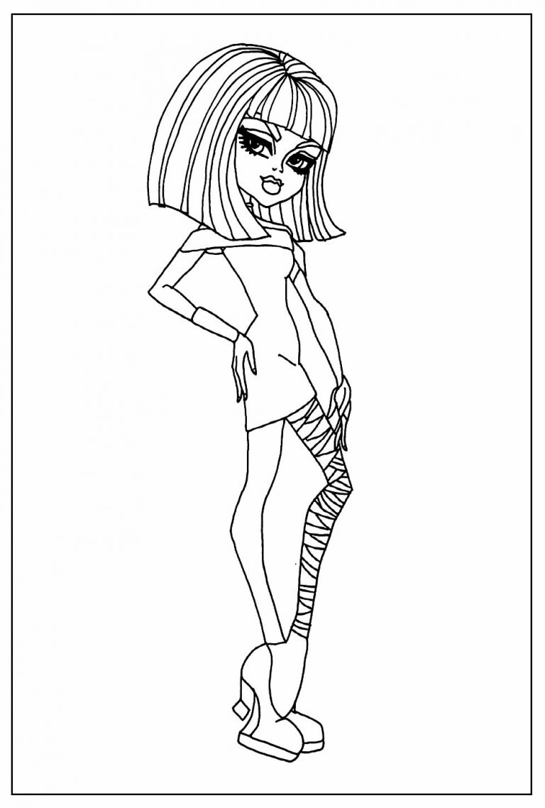 50+ Desenhos de Monster High para colorir - Como fazer em casa