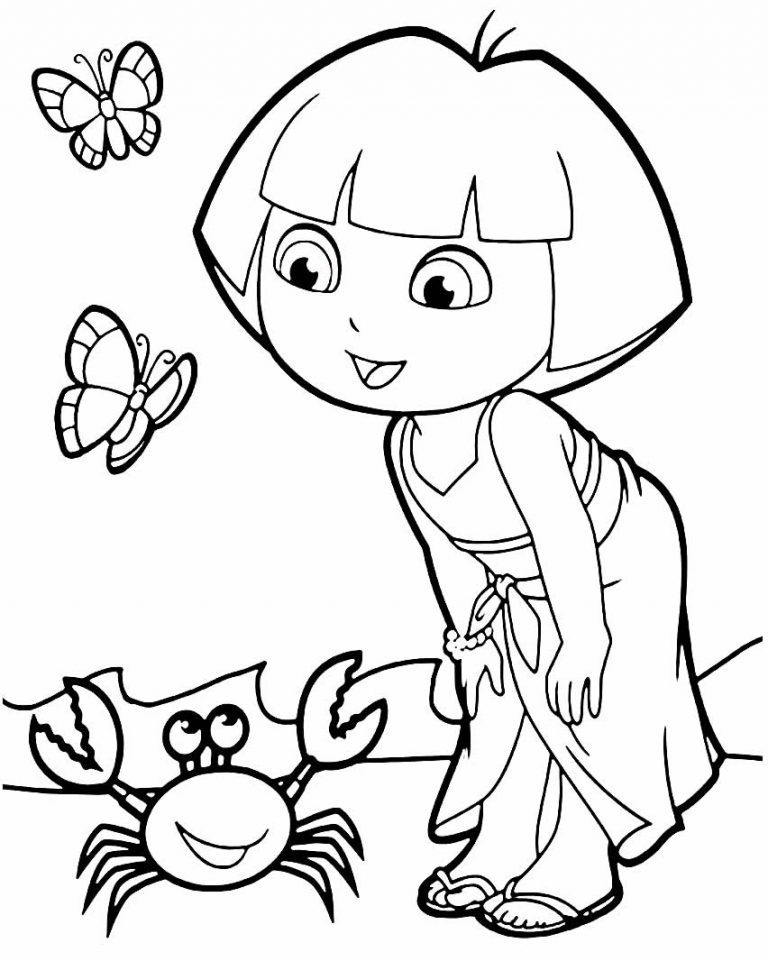 30+ Desenhos de Dora Aventureira para pintar e colorir - Como fazer em casa