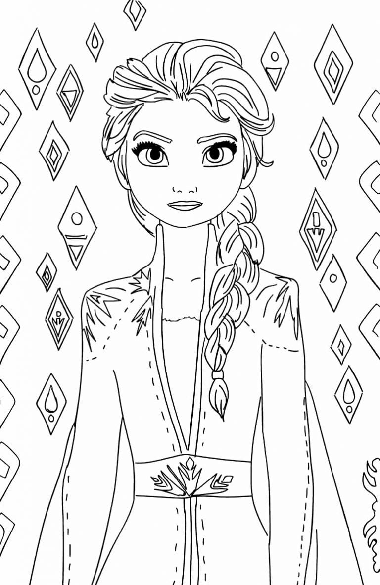 50+ Desenhos da Frozen para colorir - Como fazer em casa