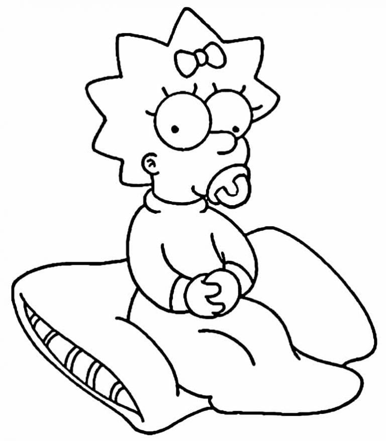 50+ Desenhos dos Simpsons para colorir - Como fazer em casa