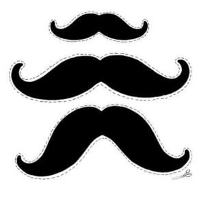 30+ Molde de bigode para o Dia dos Pais - Como fazer em casa