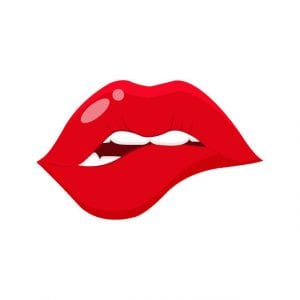 30+ Moldes de beijo e lábios para artesanato - Como fazer em casa