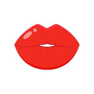 30+ Moldes de beijo e lábios para artesanato - Como fazer em casa