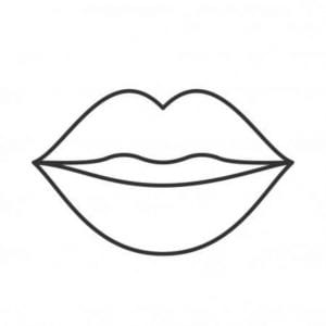 30+ Moldes de beijo e lábios para artesanato - Como fazer em casa