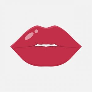 30+ Moldes de beijo e lábios para artesanato - Como fazer em casa