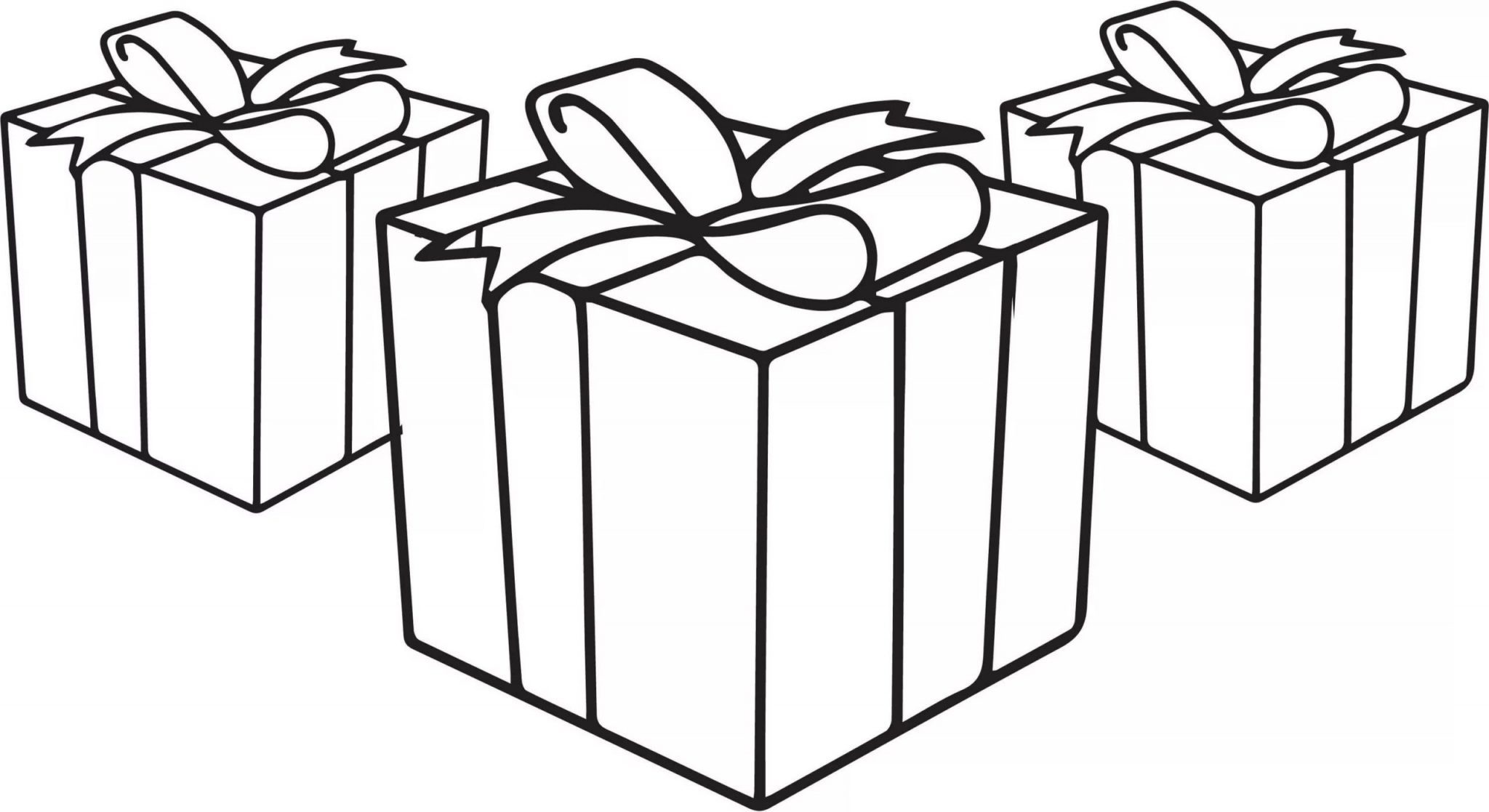 Desenhos de Presente de Natal para colorir - Como fazer em casa