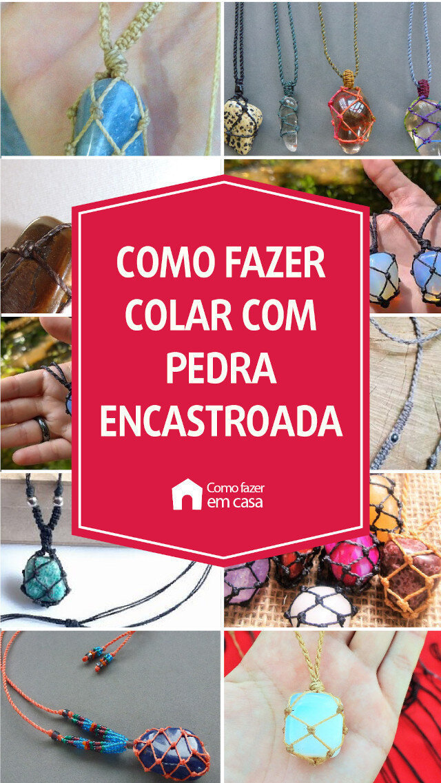 Como fazer colar castroado - Como fazer em casa