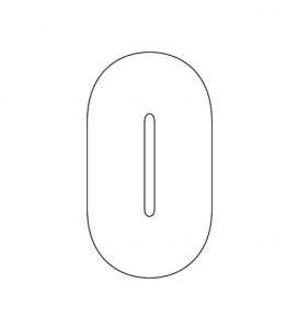 Moldes da letra O para imprimir - Como fazer em casa