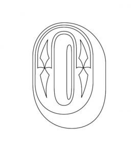 Moldes da letra O para imprimir - Como fazer em casa