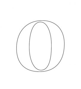 Moldes da letra O para imprimir - Como fazer em casa