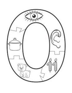 Moldes da letra O para imprimir - Como fazer em casa