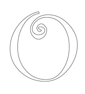 Moldes da letra O para imprimir - Como fazer em casa