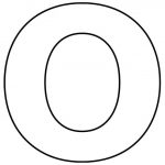 Moldes da letra O para imprimir - Como fazer em casa