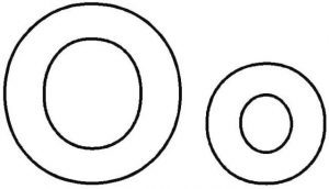 Moldes da letra O para imprimir - Como fazer em casa