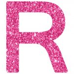 Moldes da letra R para imprimir - Como fazer em casa